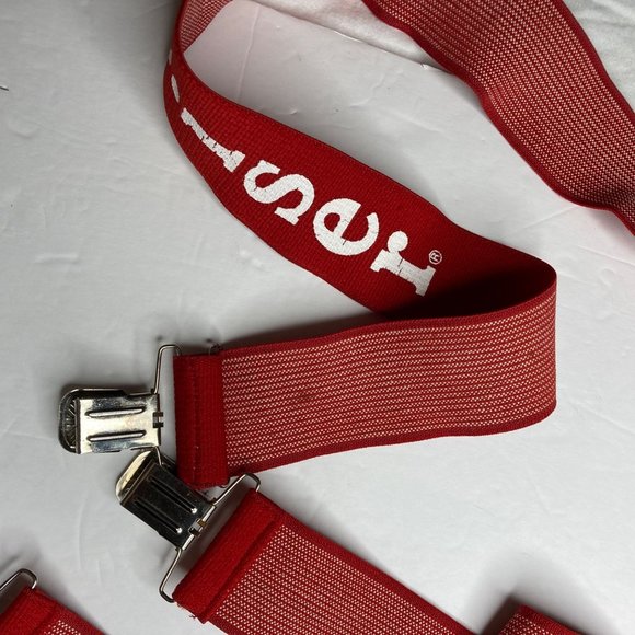 Big Bud Press | Accessories | Vintage Budweiser Suspenders Red Silver ...
